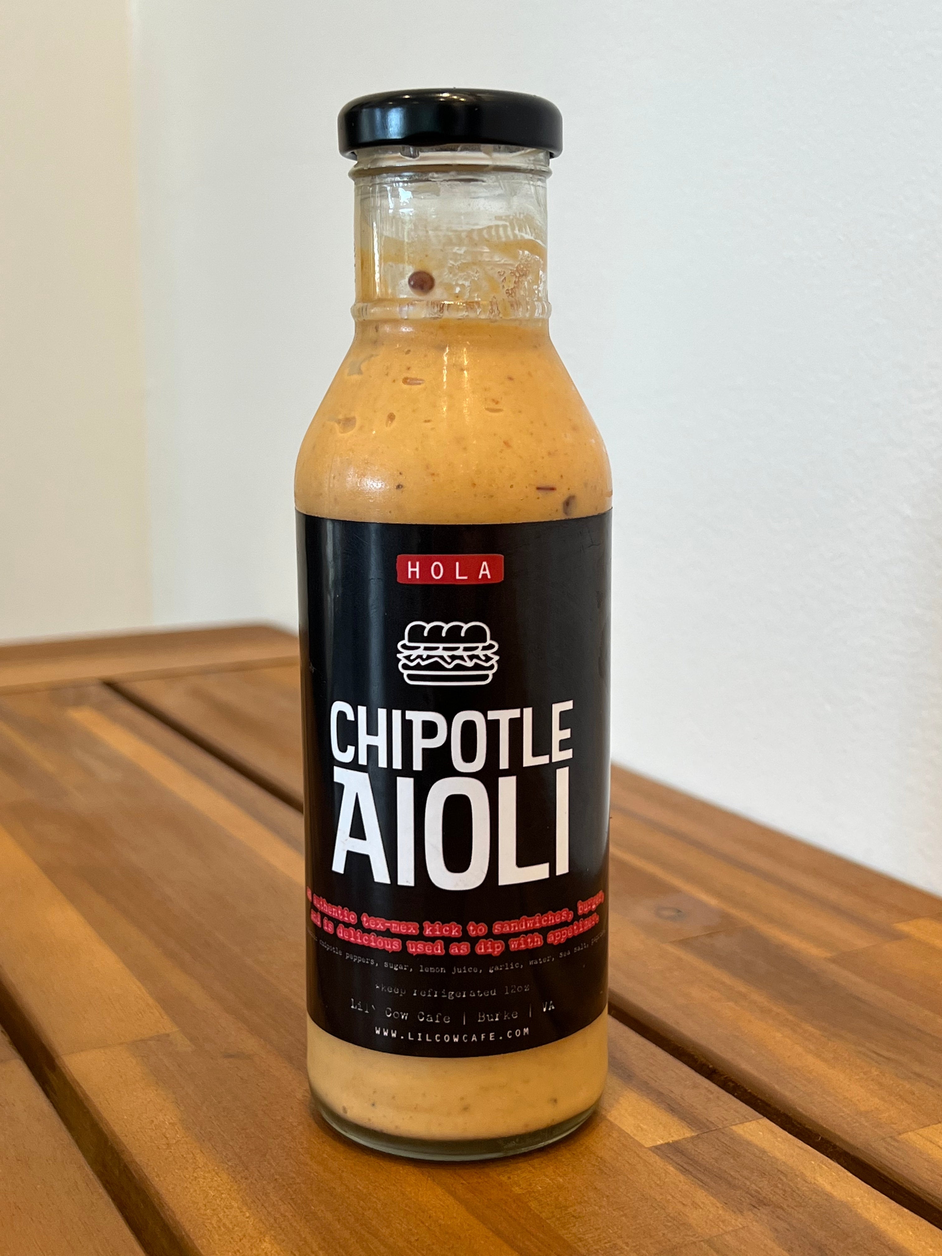 Chipotle Aioli 12oz | Lil` Cow Cafe Bistro