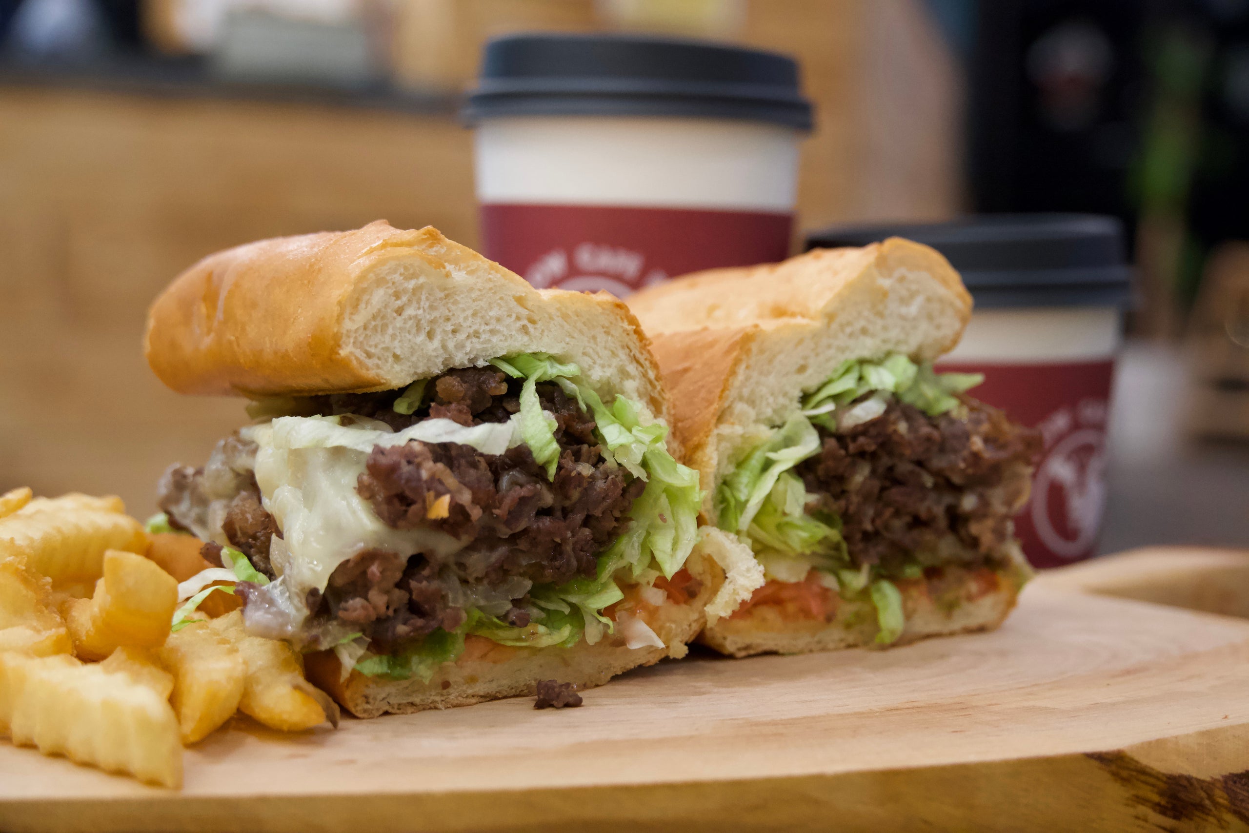 The Original Rib Eye Cheesesteak | Lil` Cow Cafe Bistro